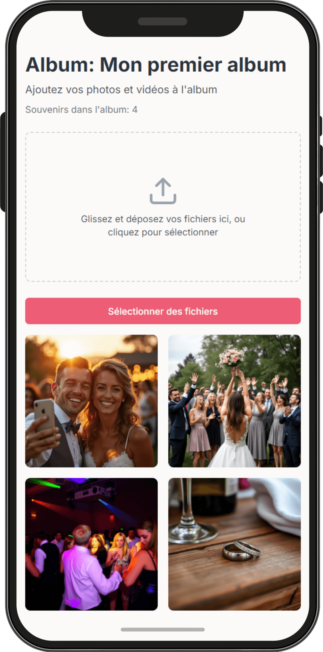 Album Mariage Facile - Créez et partagez votre album de mariage en ligne
